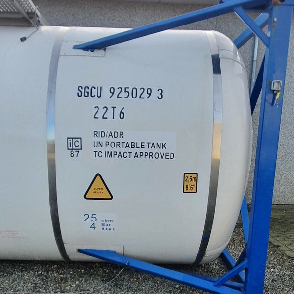 Horizontal Container Tank 25m3 – secondhand-equipment.com